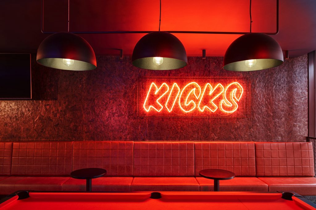 KICKS Sports Bar by ZWEI - Contemporary Hospitality Architecture Design
