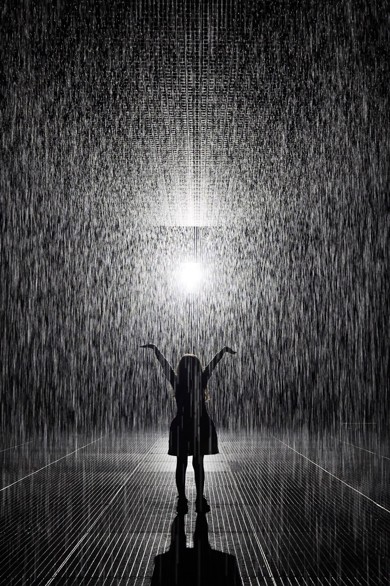 Random International’s Melbourne Rain Room Interactive Exhibition