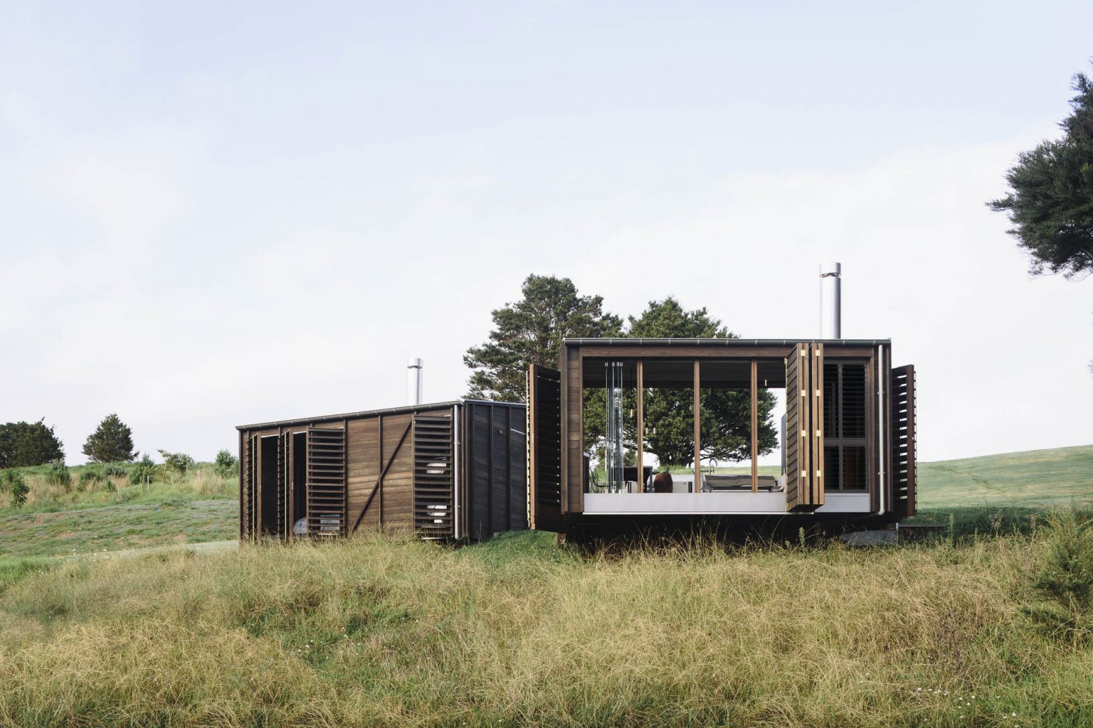 The Camp by Fearon Hay | Timber-clad Structures Sitting at the Water’s Edge