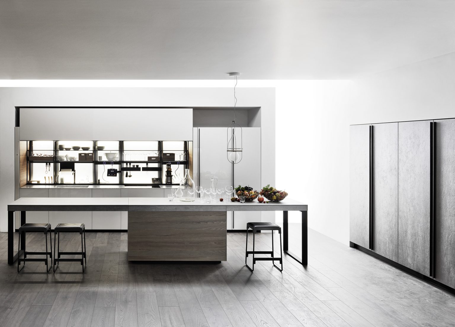 Valcucine’s New Logica Celata Kitchen Available from Rogerseller
