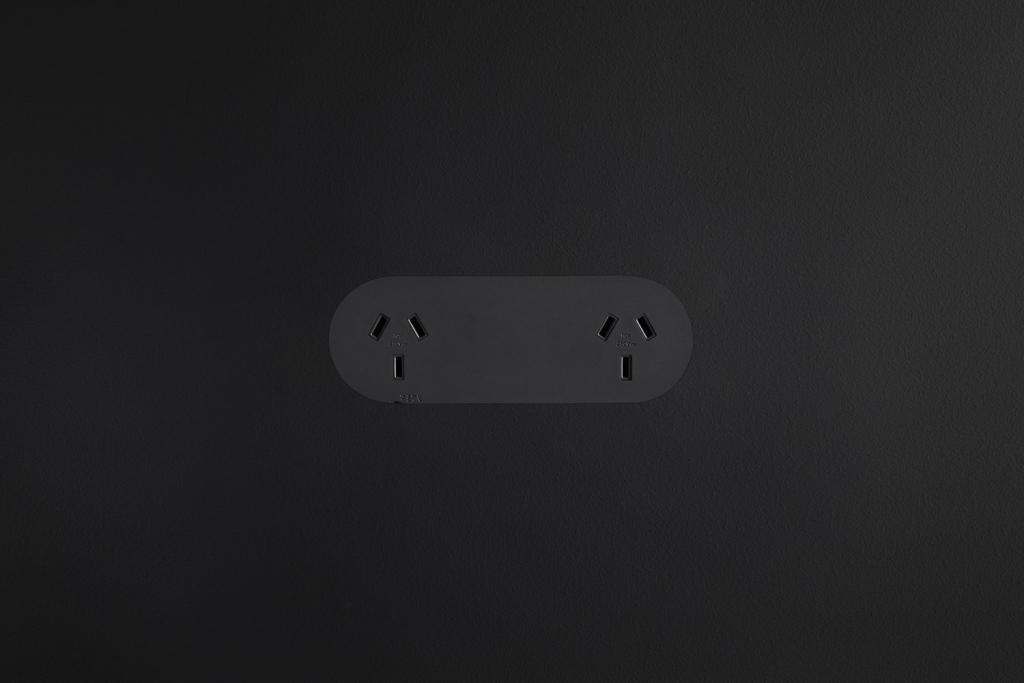 13 Flush Double Outlet in White by ZETR - The Local Project