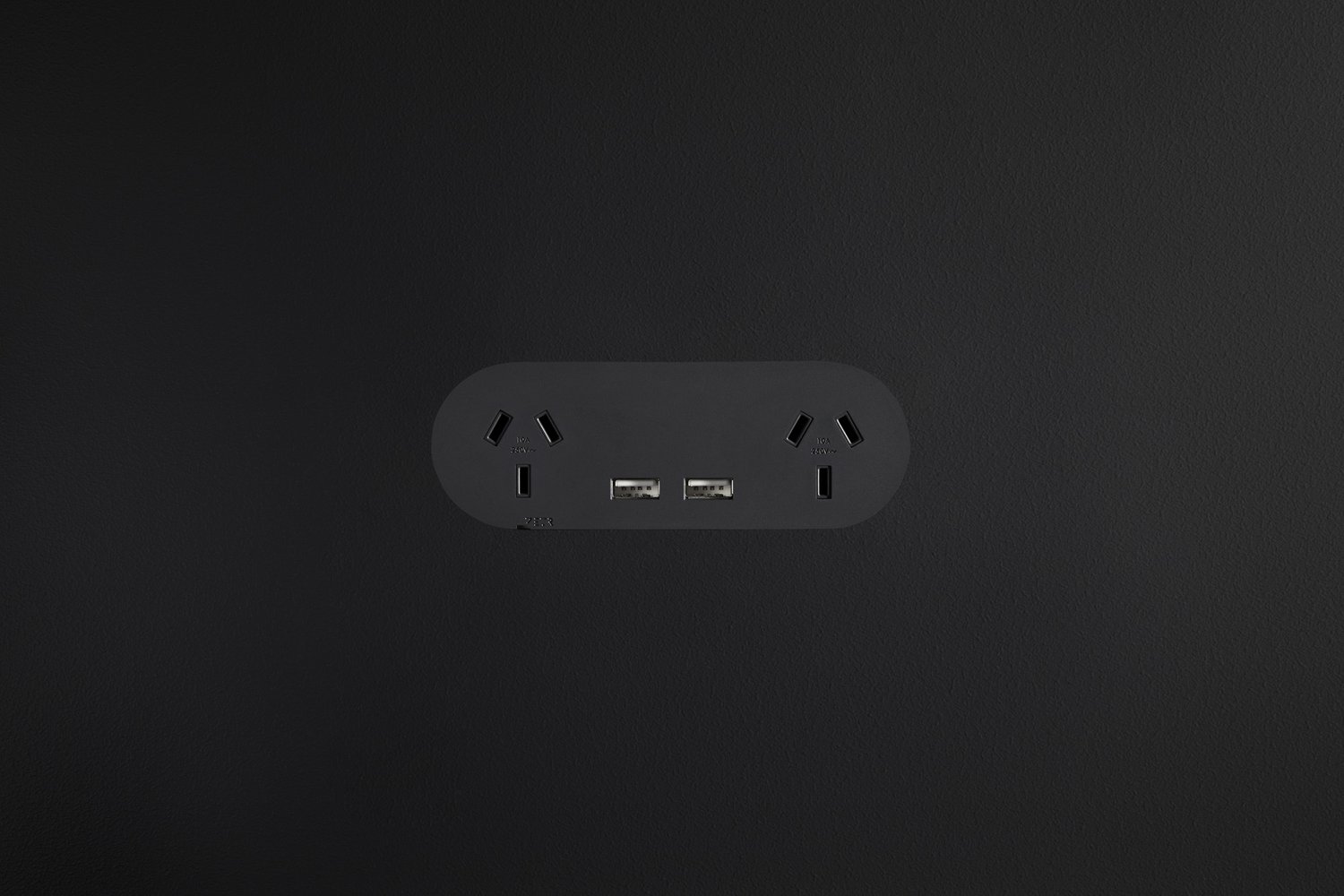 13 Flush Double Outlet in White by ZETR - The Local Project