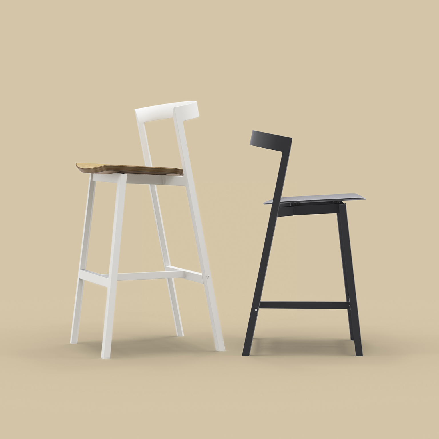 Woodford Timber Bar Stool by Mr and Mrs White - Handmade Furniture