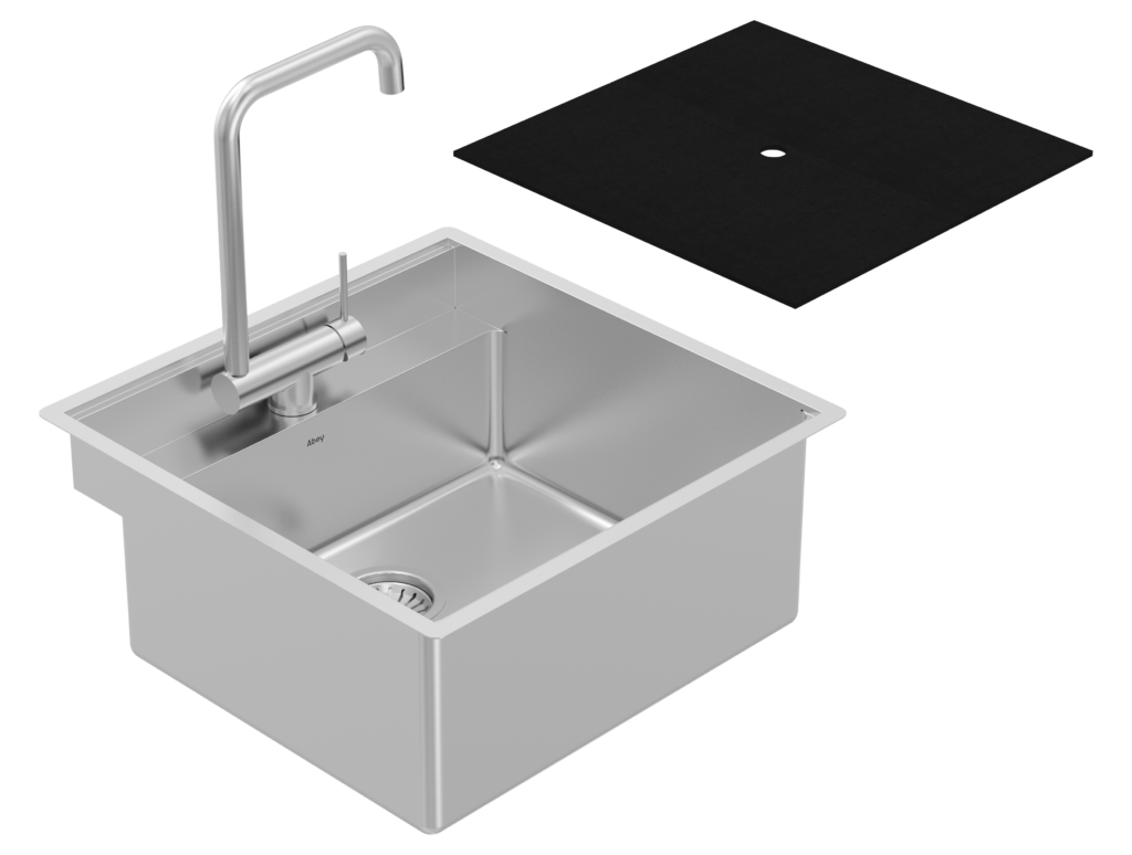 Abey Alfresco Covered Sink & Foldable Kitchen Tap by Abey Australia ...