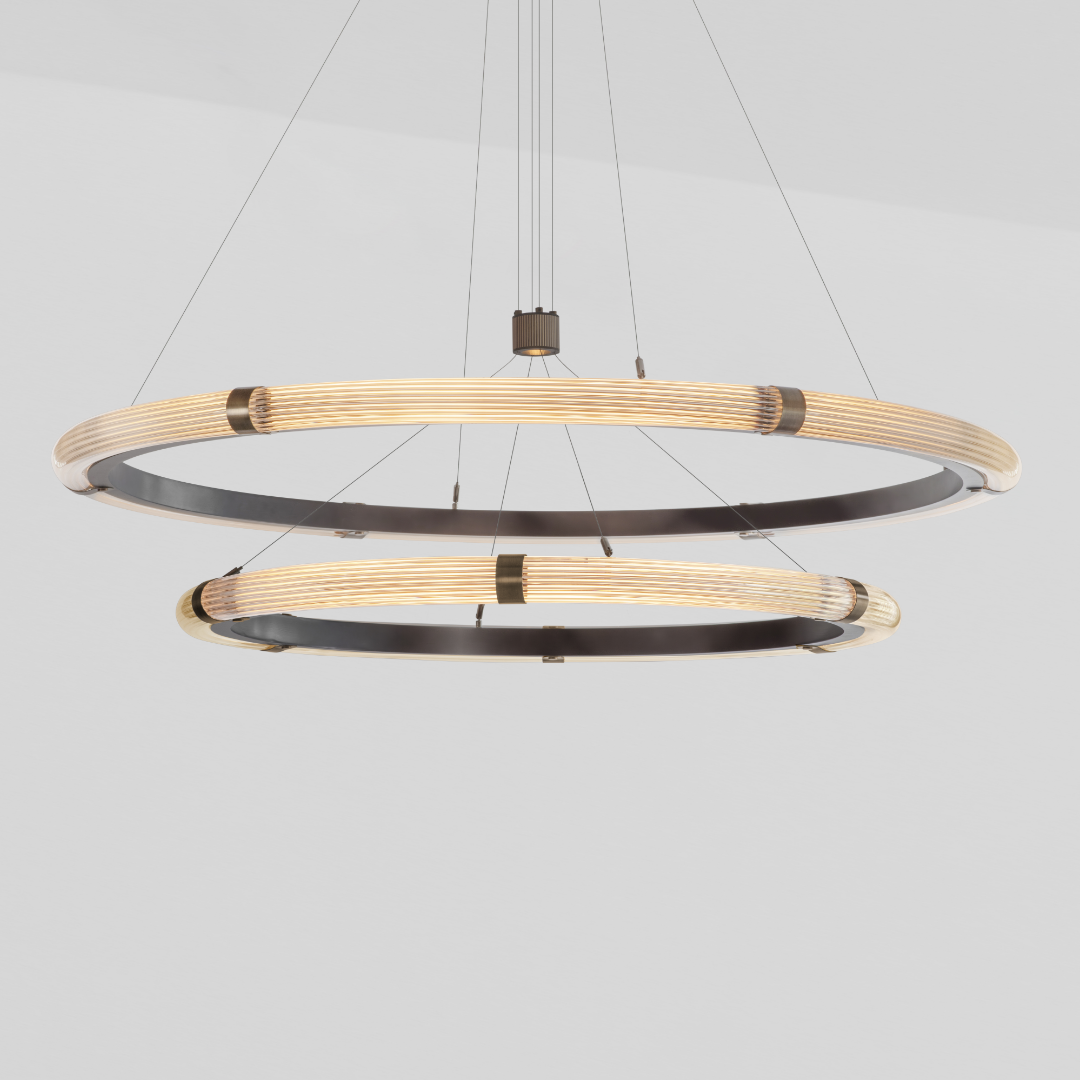 Strata Circular Two-Tier Pendant Light by LightCo - Product Directory ...